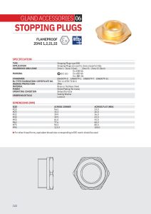 STOPPING PLUGS - نورالکتریک تبریز